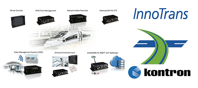 Kontron en InnoTrans 2018: THE FUTURE OF MOBILITY